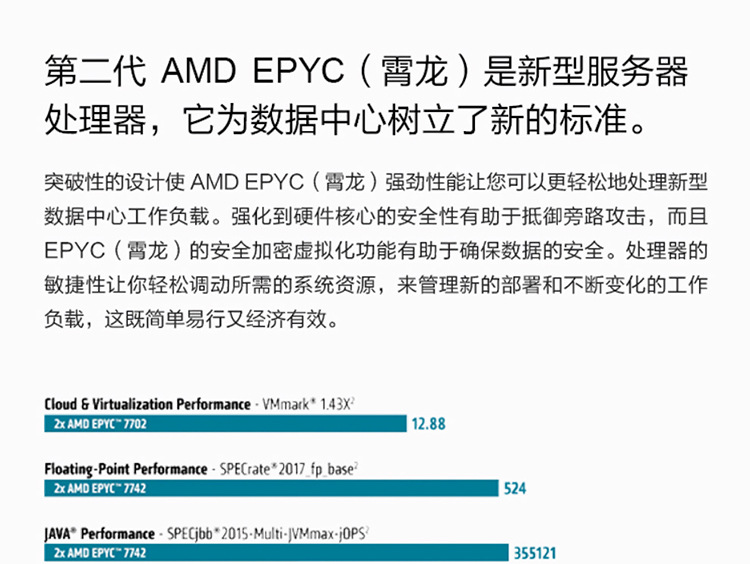 AMD EPYC 7542 32核心 2.9Ghz霄龙第二代罗马CPU 7702 7F32 7F52-阿里巴巴