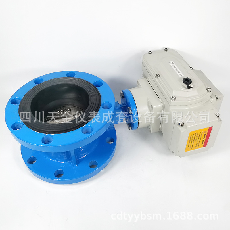 电动法兰蝶阀D941X-16软密封阀门开关蝶阀DN50 65 80 100 125 200-阿里巴巴