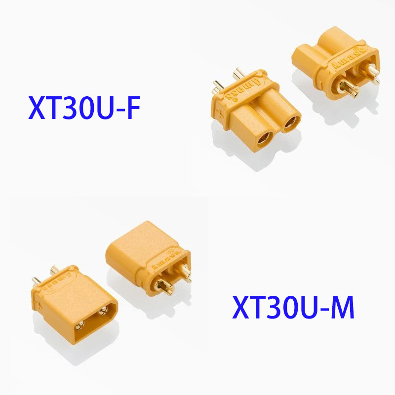 Amass XT30U-F XT30U-M 母头/公头小电流模型插头 低阻值香蕉插头-阿里巴巴