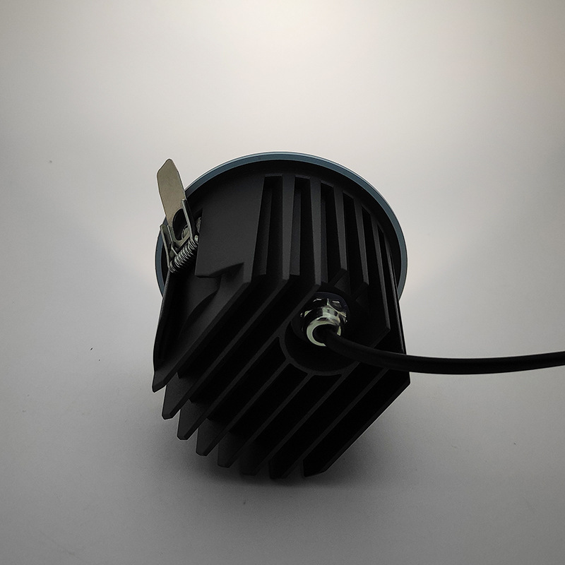 led防眩防水射灯嵌入式暗装开孔75洗手间卫生间淋浴室COB防雾筒灯-阿里巴巴