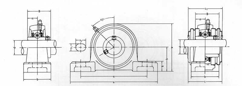 立式带顶丝轴承座UCP213 UCP214 UCP215 UCP216 万向调心带座轴承-阿里巴巴