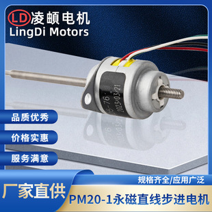 PM20-1永磁步进直线线性伸缩丝杆电机推力大振动噪音小寿命长-阿里巴巴