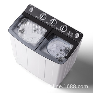 Household dual cylinder washing machine semi-automatic-阿里巴巴