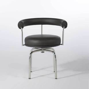 LC7 Chair 图南椅可旋转休闲椅中古接待椅不锈钢扶手椅转椅-阿里巴巴