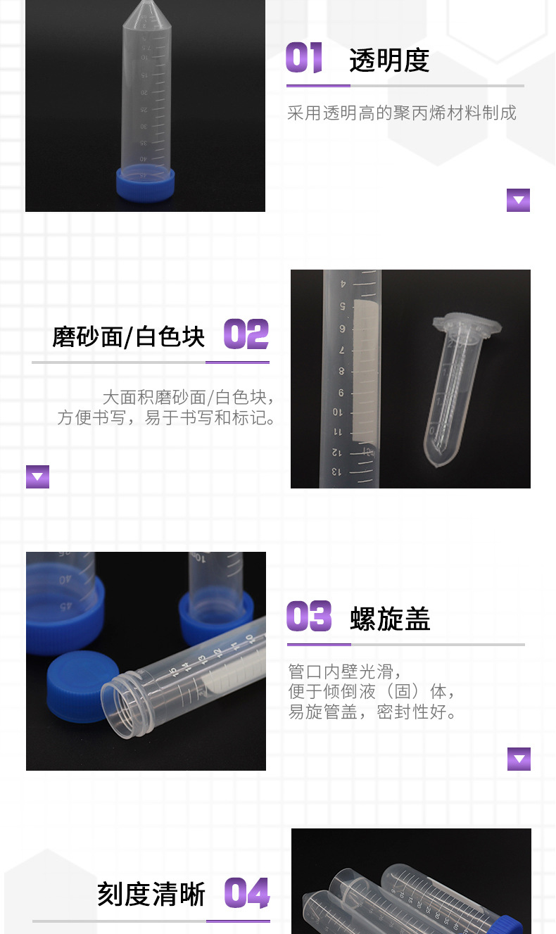 塑料离心管 0.2ml 0.5ml 1.5ml 5ml 10ml 15ml 50ml 100ml ep管-阿里巴巴