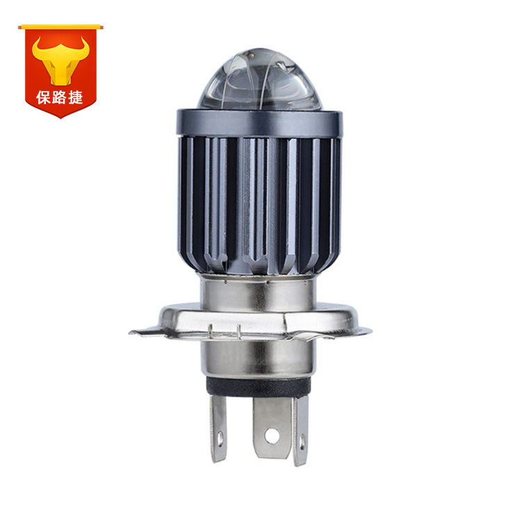 摩托车led灯泡聚光超亮远近光灯12-80V电动车灯黄白光双色改装灯-阿里巴巴