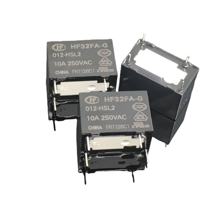 宏发功率继电器HF32FA-G/005 012 024-HSL2 10A 4脚常开1H 灵敏型-阿里巴巴
