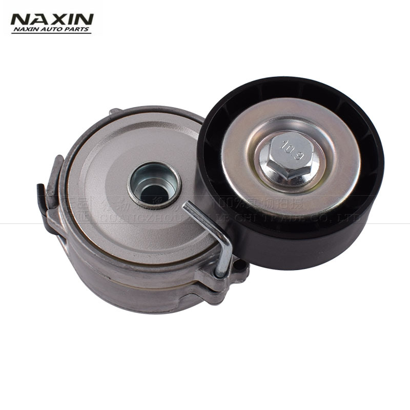 适用于路虎揽胜极光捷豹XF XJ XE发动机皮带涨紧轮风扇皮带调整轮-阿里巴巴
