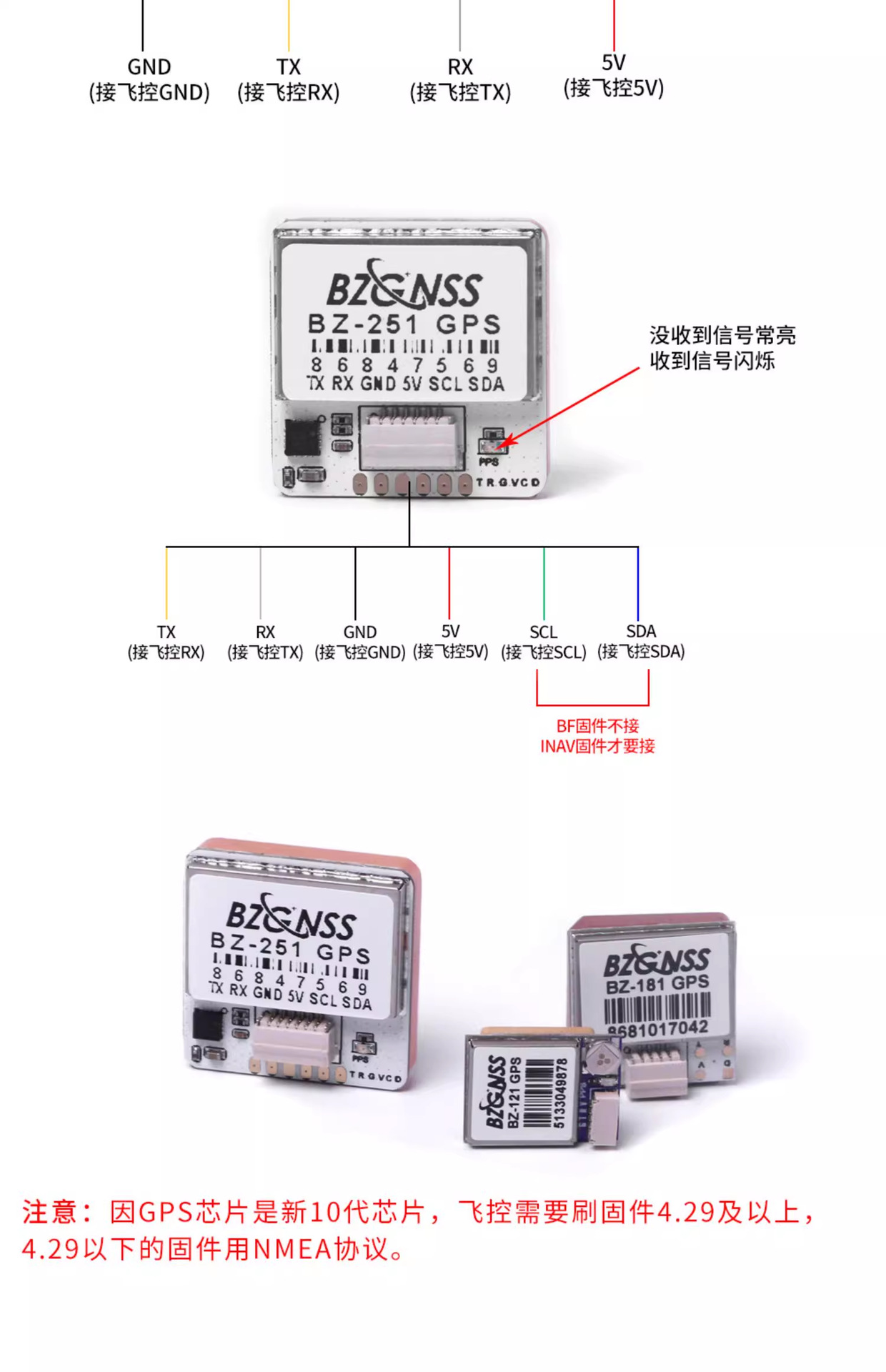 北征GPS穿越机BZ251带罗盘181 121黑匣子防丢航模FPV定位器GPS-阿里巴巴