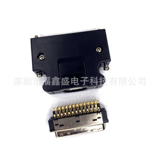 伺服电机连接器SCSI-50P SM-50J HPCN50P MR-J3CN1伺服编码器插头-阿里巴巴