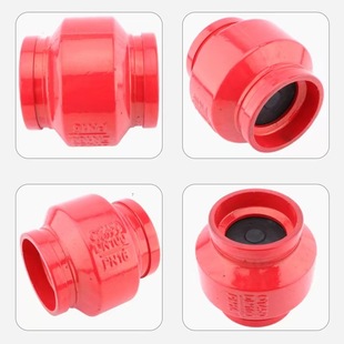 球墨铸铁沟槽消声止回阀H81X-16Q止回阀卡箍立式止回阀消声止回阀-阿里巴巴