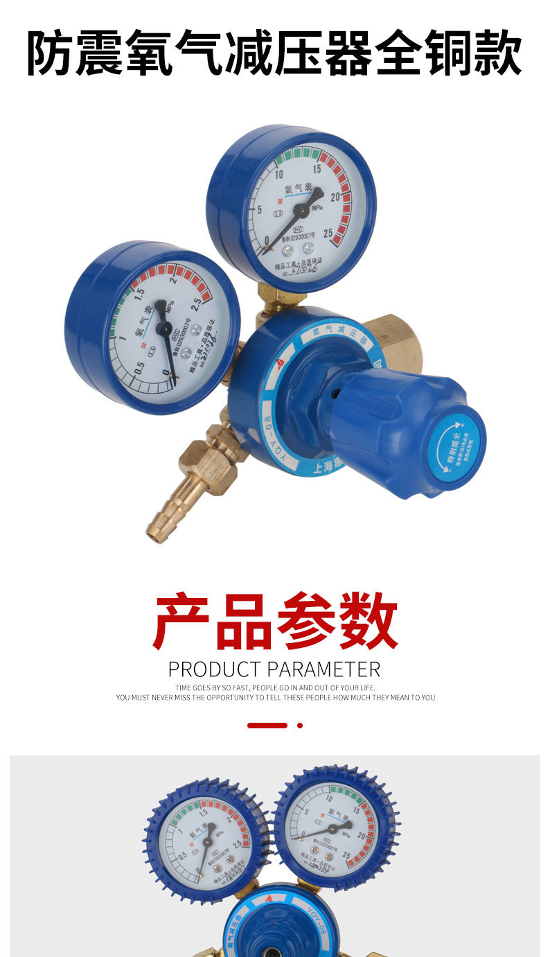 批发防震氧气表YQY-08减压器调压阀气体调节减压阀氧气瓶压力表-阿里巴巴