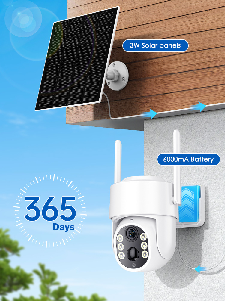 icsee太阳能摄像头室外wifi家用高清无线摄像机网络远程4G监控器-阿里巴巴