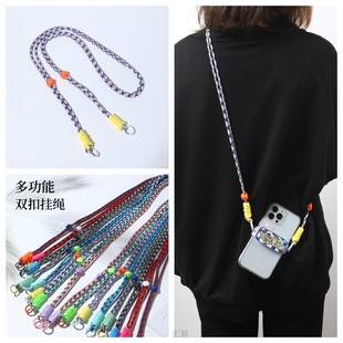 多功能手机双扣挂绳挂脖背带绳 手机夹斜挎绳工作证户外防丢绳链-阿里巴巴