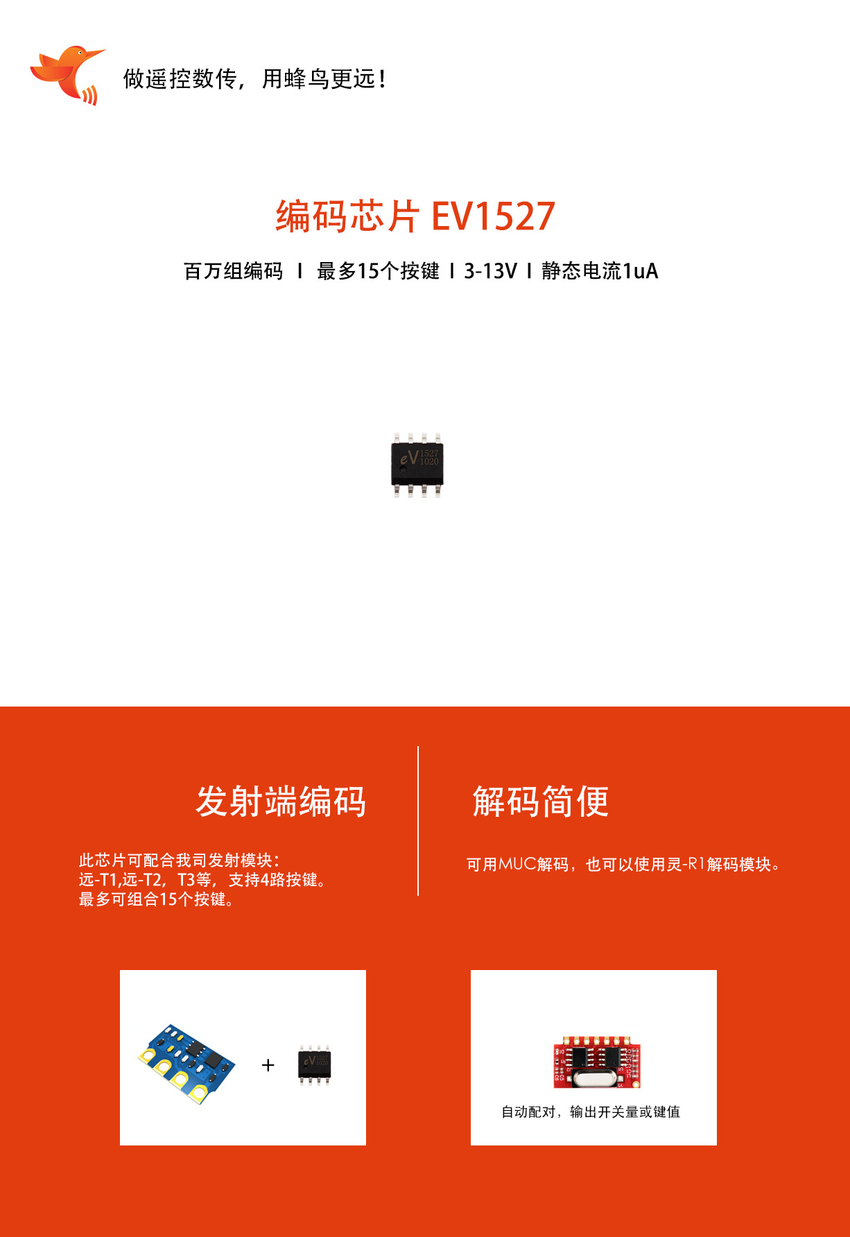 家电433遥控专用编码芯片EV1527 百万组编码 顺丰包邮-阿里巴巴