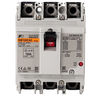 原产日本FUJI塑壳断路器BW100EAG富士空开3P 100A Fe短路保护开关-阿里巴巴