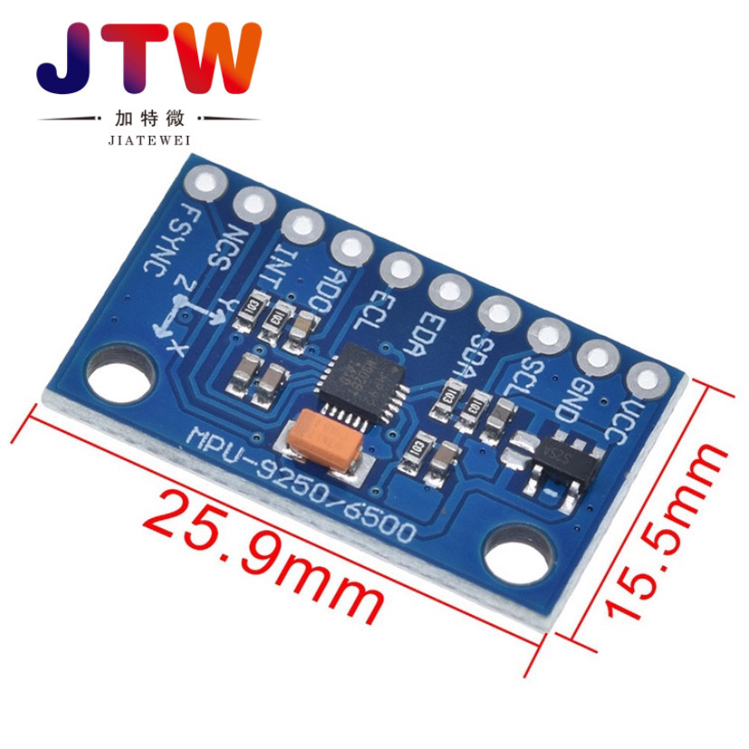 MPU-9250 GY-9250 九轴传感器模块 I2C/SPI通信 GY-6500 MPU6500-阿里巴巴