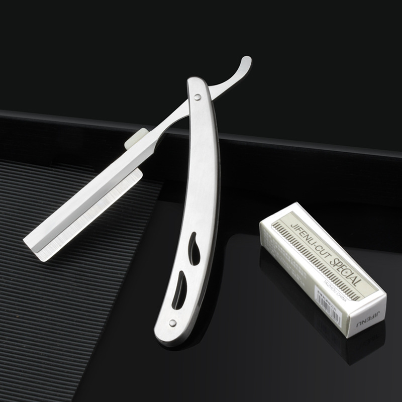 理发店专用刮刀理发剃头刀老式剃刀刮脸刀刮胡刀手动刀片式剃须刀-阿里巴巴