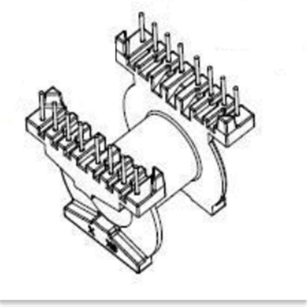PQ35变压器骨架PQ35电木骨架PQ3530卧式骨架BOBBIN 8+8-阿里巴巴
