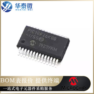 原装正品 PIC18F26K80T-I/SS PIC18F26K80-I/SS 封装SSOP-28-阿里巴巴