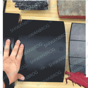 YWZ4-500半金属带钢背鼓式片制动器片来令片闸瓦蹄靴-阿里巴巴