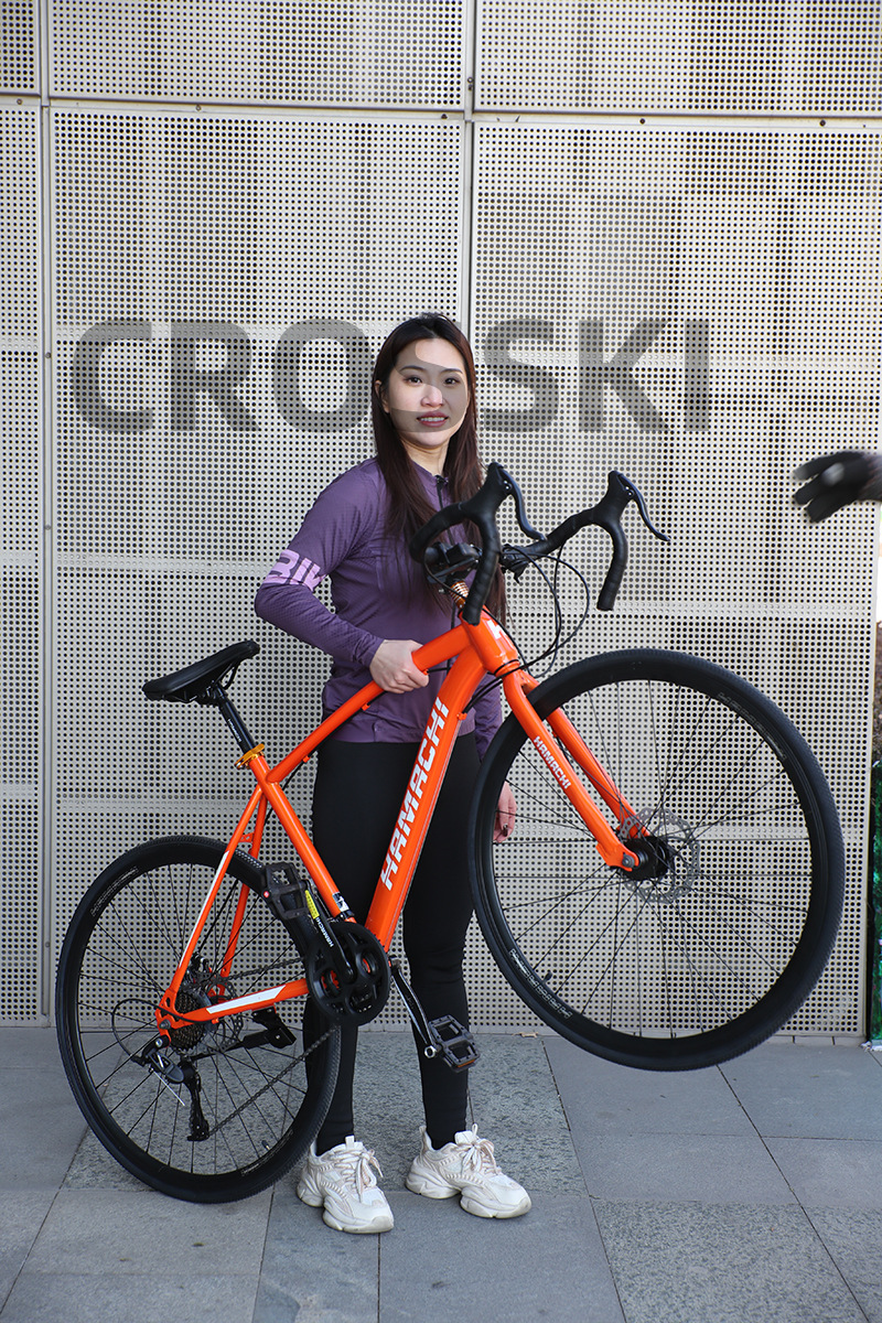越崎CROSSKI公路自行车700C骑行男女高碳钢/铝合金变速车代步单车-阿里巴巴