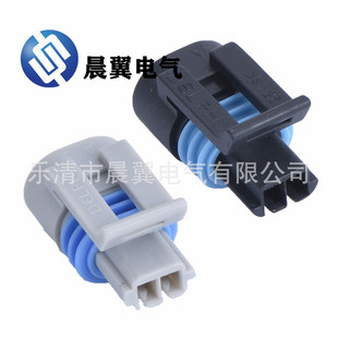 2针水温传感器插头通用汽车防水连接器12162197 12162195-阿里巴巴