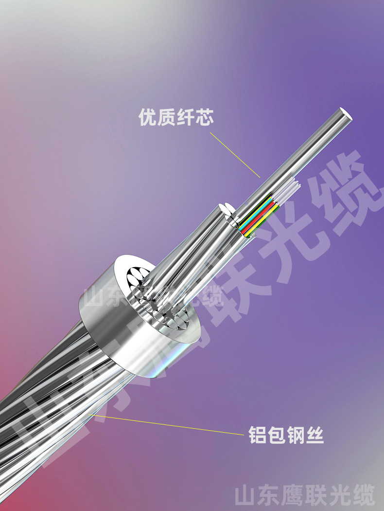 鹰联室外架空opgw光缆8芯2芯电力厂家国标光缆48芯96芯72芯-阿里巴巴