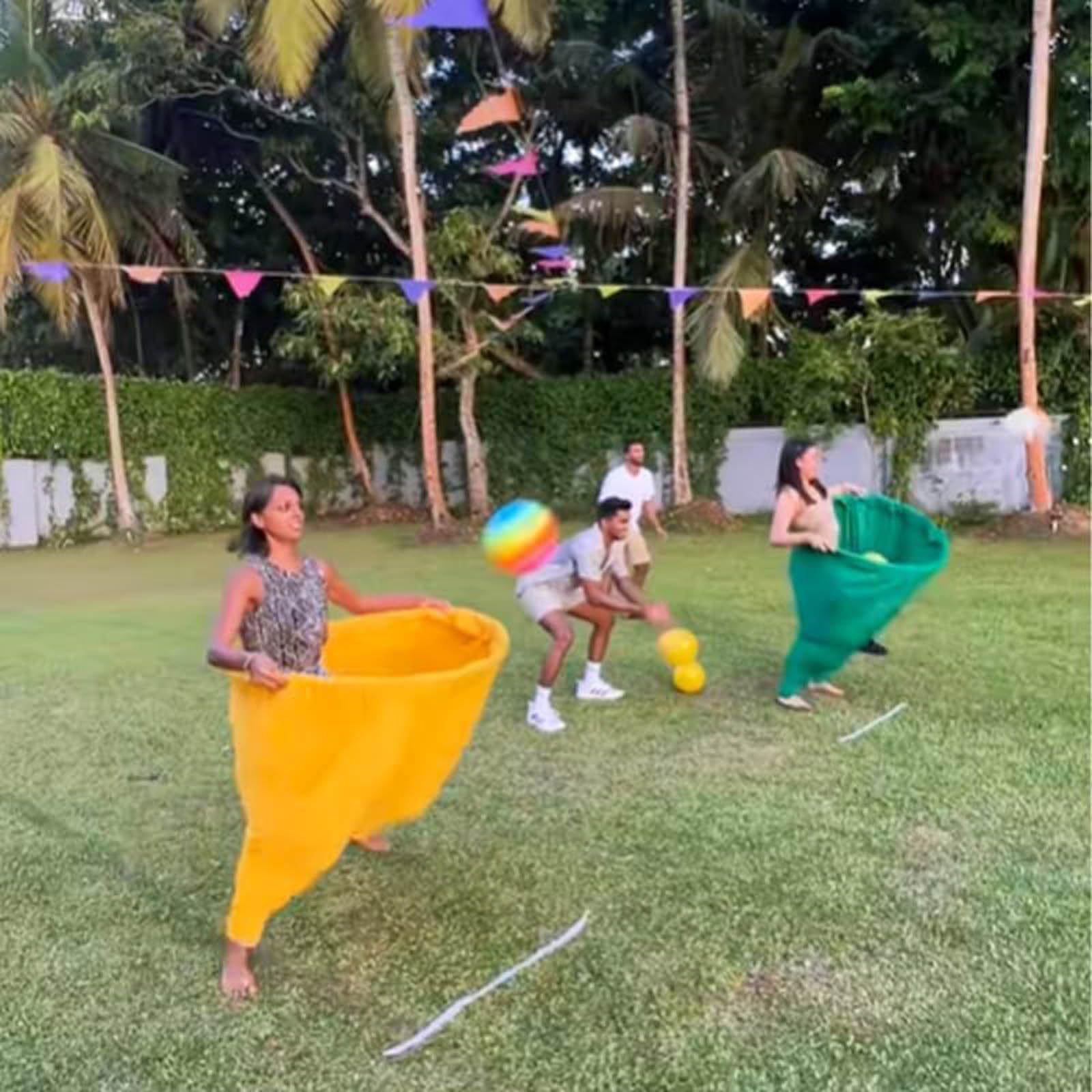 新款Granny Pants Yard Game奶奶庭院游戏裤子室外团体接球游戏裤-阿里巴巴