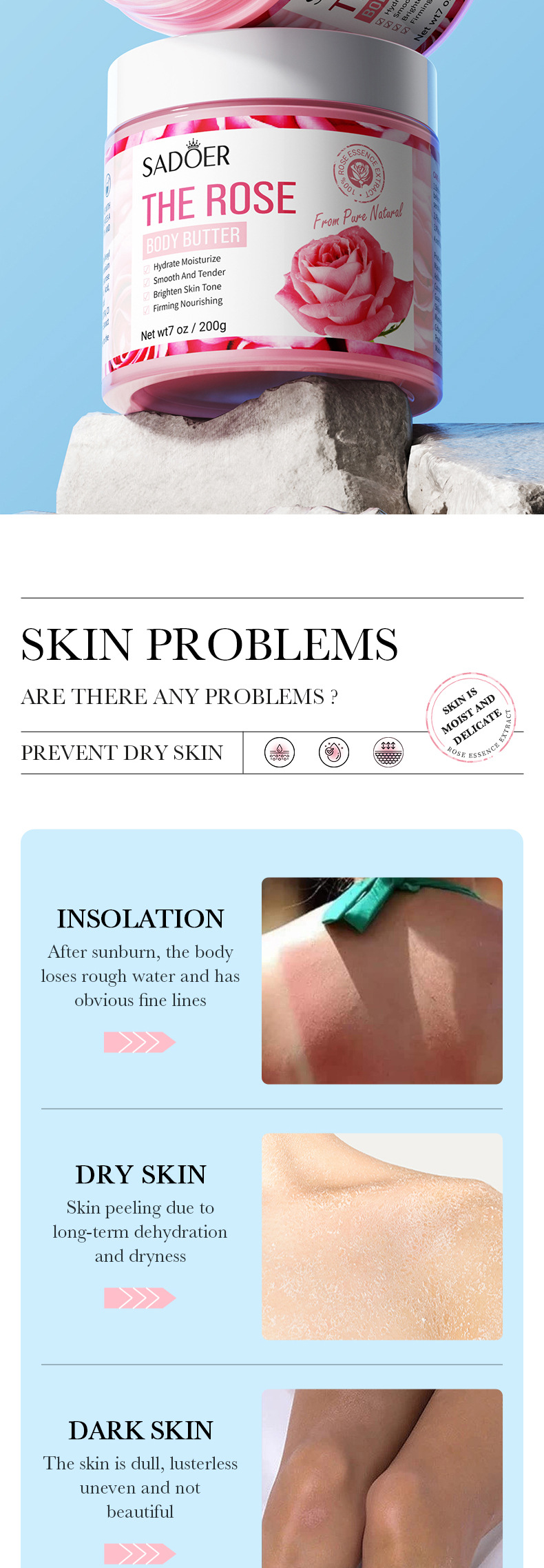 全英文SADOER牛油果身体黄油润肤乳系列 保湿身体乳跨境外贸批发-阿里巴巴