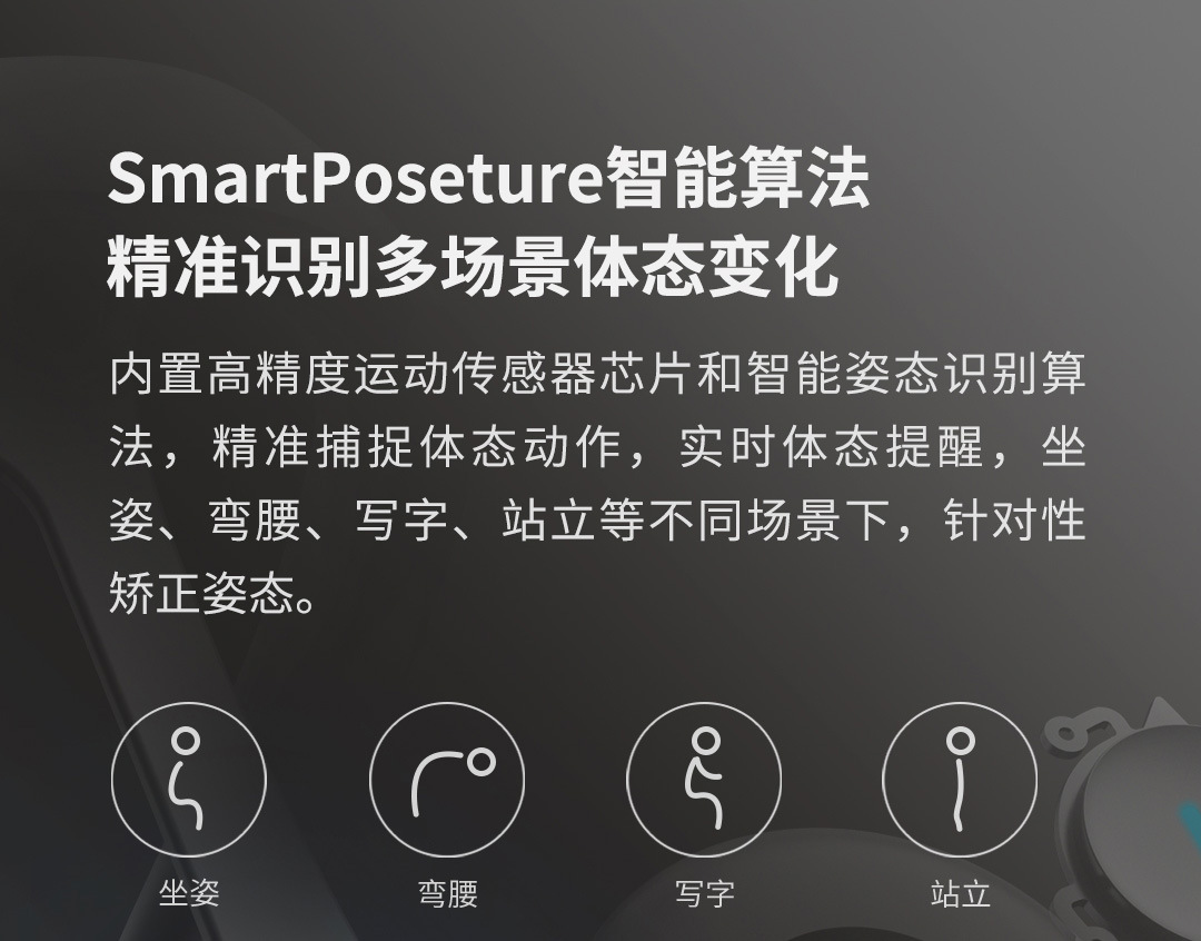 Hipee智能矫姿精灵P1儿童学生办公驼背成人男女拉伸隐形背部矫正-阿里巴巴