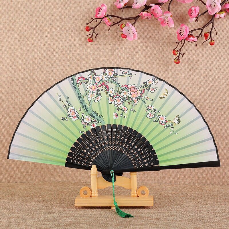 Chinese wind hanfu fairy princess folk dance folding fan women's ...