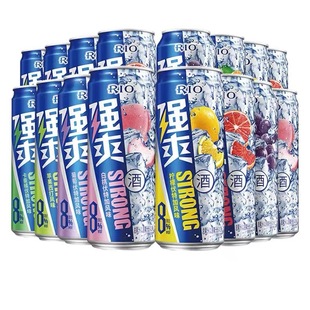 强爽8度 强爽鸡尾酒 预调鸡尾酒 多种口味 500ml*12瓶/箱-阿里巴巴