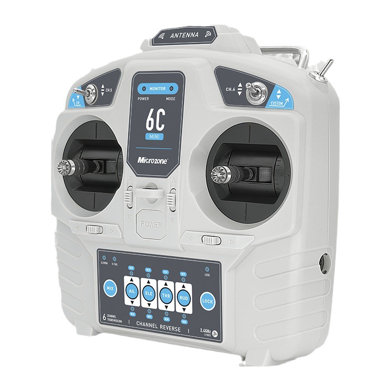 新款MC6C 6A 6B升级版 6通道2.4g航模遥控器接收机 固定翼四轴车-阿里巴巴