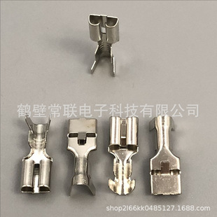 DJ621-E6.3C镀锡端子6.3系列 散粒 C尾部 汽车线束连接器接线端子-阿里巴巴