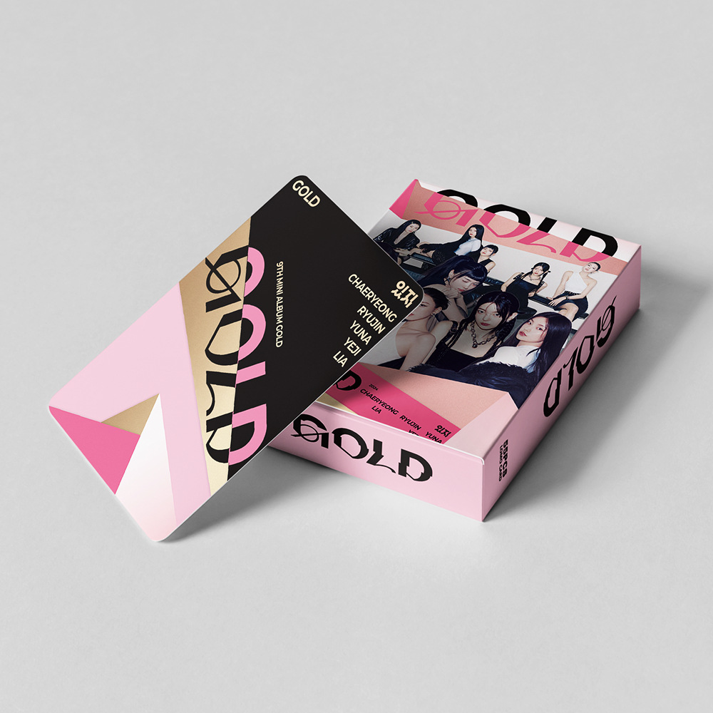 ITZY 9th ALBUM GOLD应援LOMO卡KPOP女团itzy照片卡ins小卡申有娜-阿里巴巴
