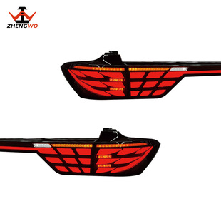 新款 适用于丰田Innova贯穿尾灯改装LED后刹车灯呼吸流水转向-阿里巴巴