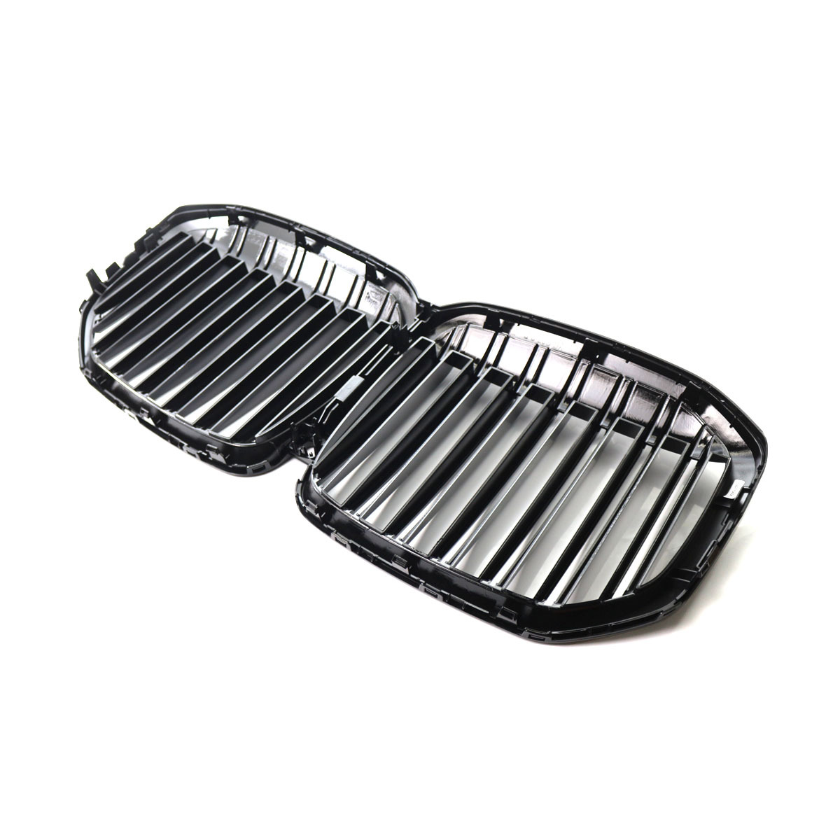 适用于宝马新X7G07改装中网51138745730双线亮黑双中网前进气栅格-阿里巴巴