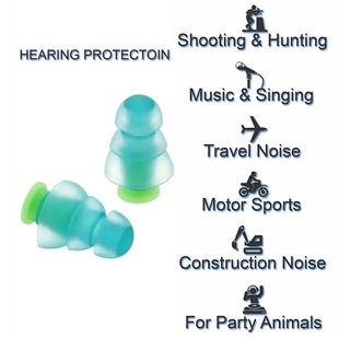 New 1 Pair Reusable Noise Cancelling Earplugs Hearing-阿里巴巴