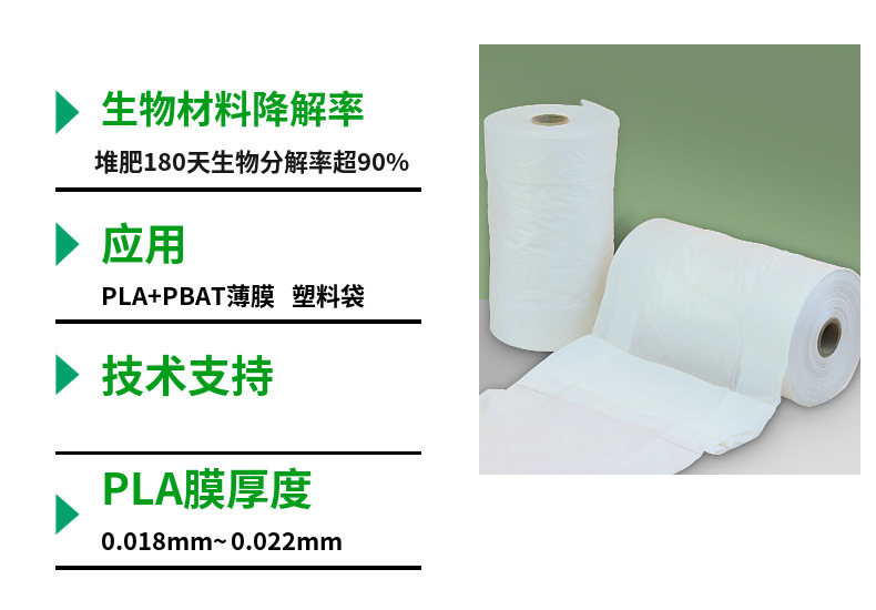 PLA+PBAT全降解薄膜包装保鲜膜热封膜塑料袋用自粘膜堆肥可降解膜-阿里巴巴