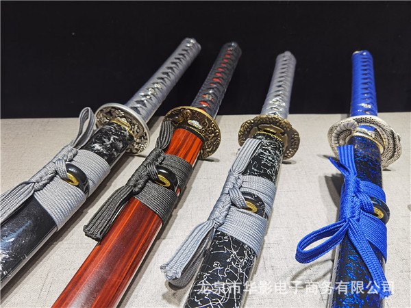 Longquan Huaying sword Katana Japanese integrated sword T10 burning ...