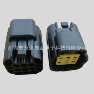 174262-2/174263-7汽车线束接插件护套6孔汽车防水接插件胶壳内卡-阿里巴巴