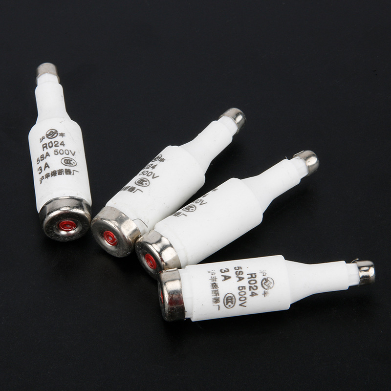 R024 沪丰 陶瓷保险丝管RO24 5SA 500V 2A 4A 6A 10A16A20A熔断芯-阿里巴巴