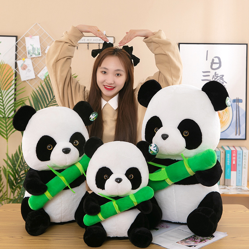 Supply New Style Bamboo Panda Plush Doll Short Plush Cute National ...