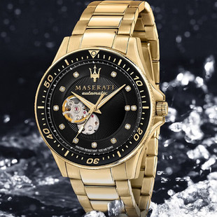 Maserati玛莎拉蒂手表男机械表尚镂空腕表全自动气质爆款手表批发-阿里巴巴