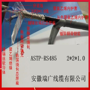 ZC-ASTP-120 Ω 300/500V 2X18AWG RS485铠装通讯屏蔽电缆 20AWG-阿里巴巴