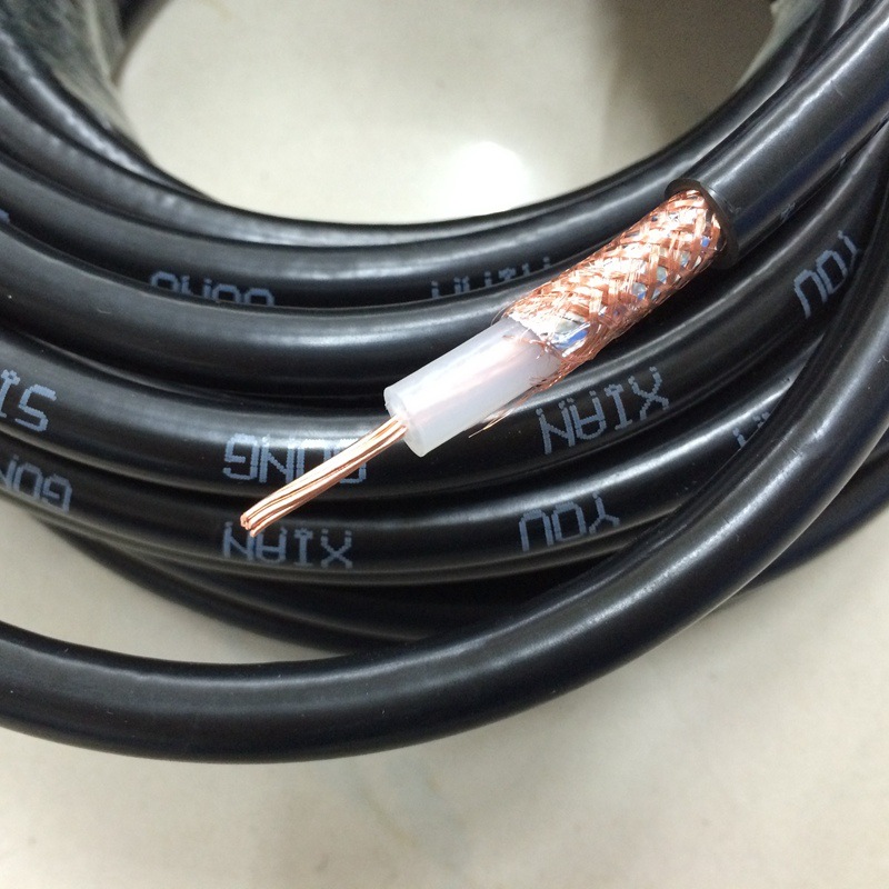 上海为荣 SYV 50-2/3/5/7/9/12 同轴通信射频电缆信号馈线全铜芯-阿里巴巴