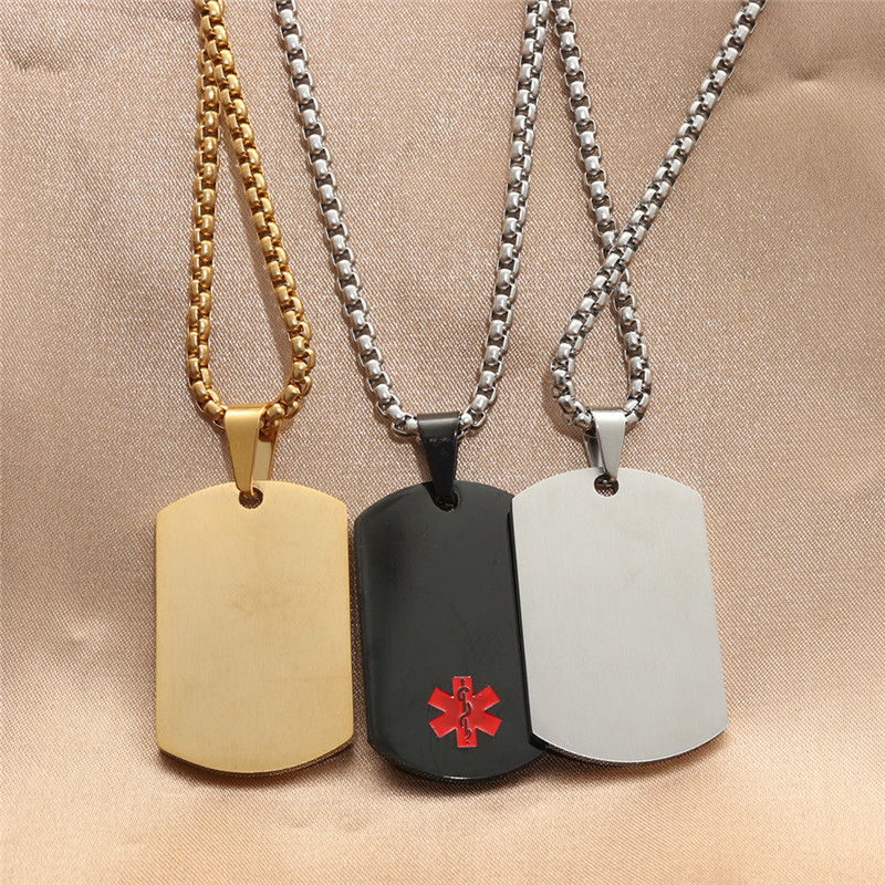 欧美钛钢急救标志吊坠个性朋克复古潮男不锈钢医疗标志项坠280651-阿里巴巴