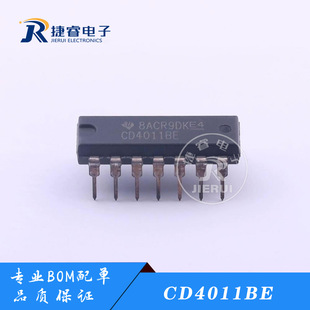全新原装 CD4011 CD4011BE DIP14 CMOS 四路2输入与非门 逻辑芯片-阿里巴巴
