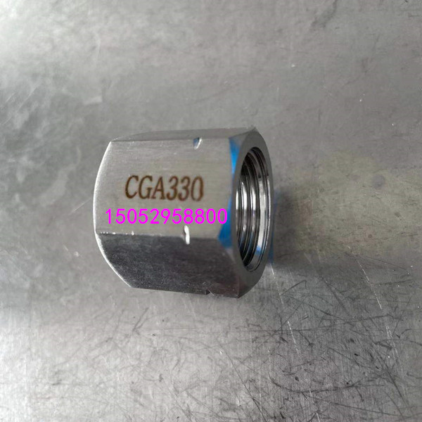 W21.8RH气瓶钢瓶转换接头 减压器进气螺母螺帽螺杆M14*1.5 NPT1/4-阿里巴巴